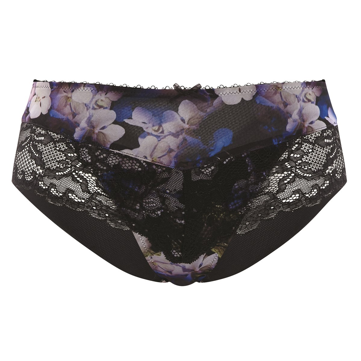 Panache Jasmine Brief - Orchid Print Available at The Fitting Room